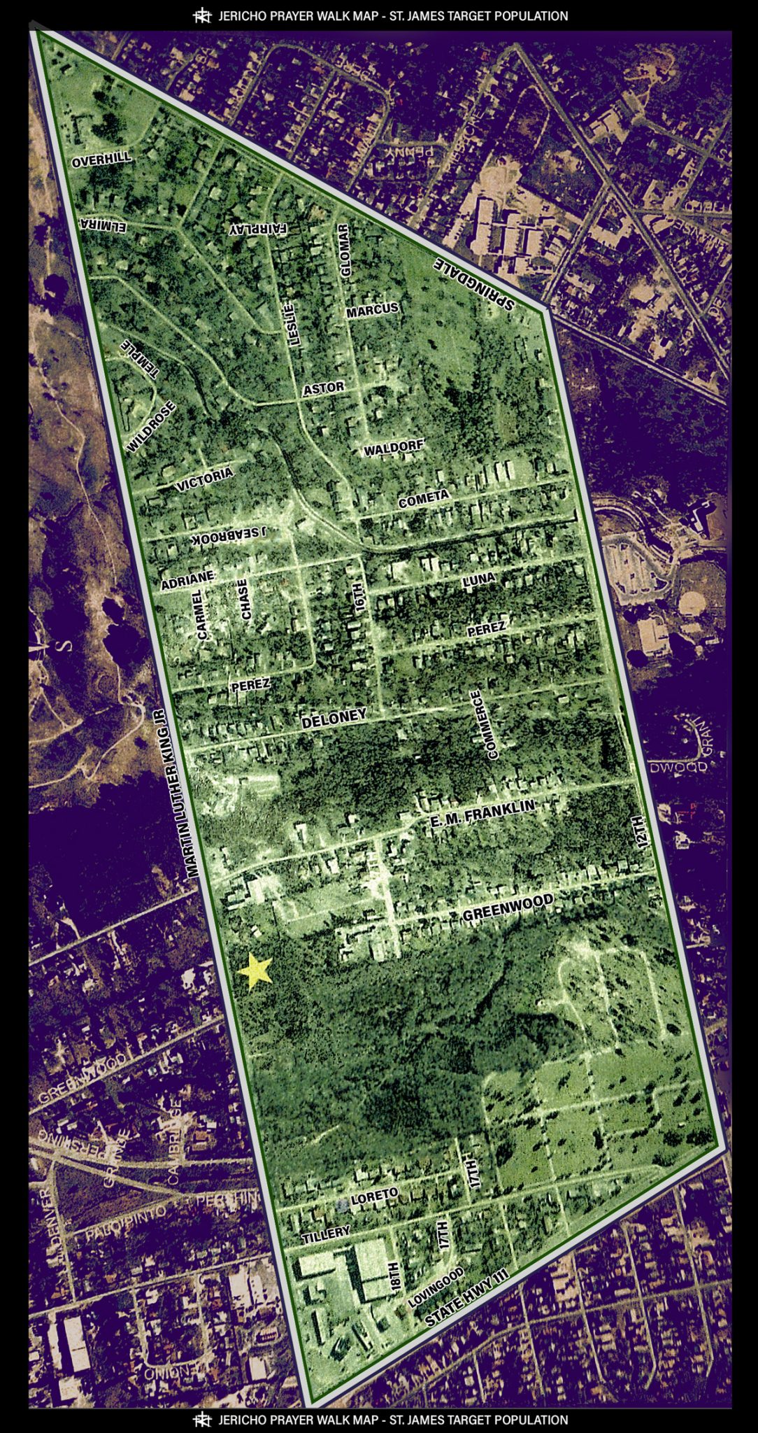 Jericho Prayer Walk Map – St. James Missionary Baptist Church