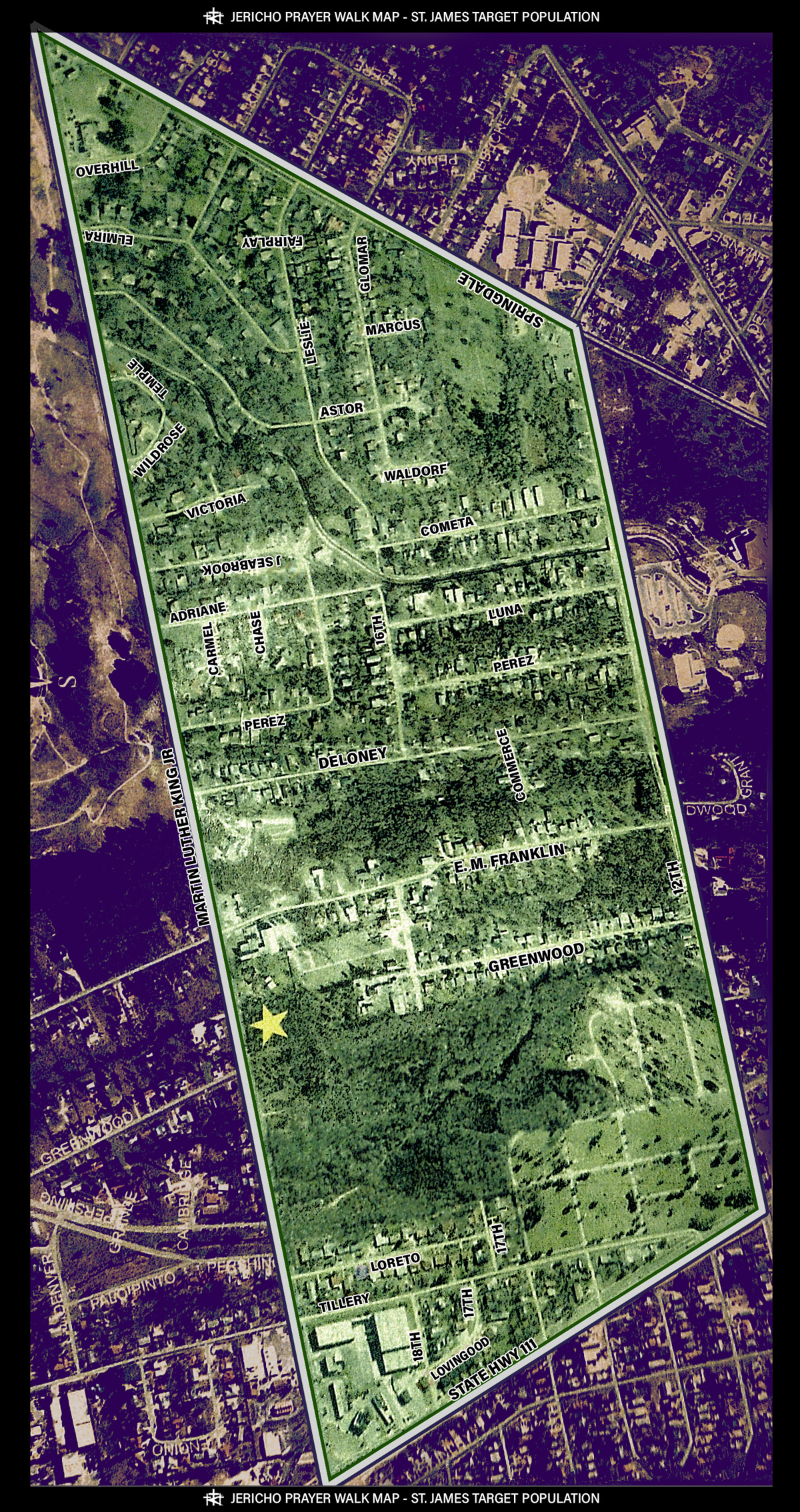 Jericho Prayer Walk Map – St. James Missionary Baptist Church