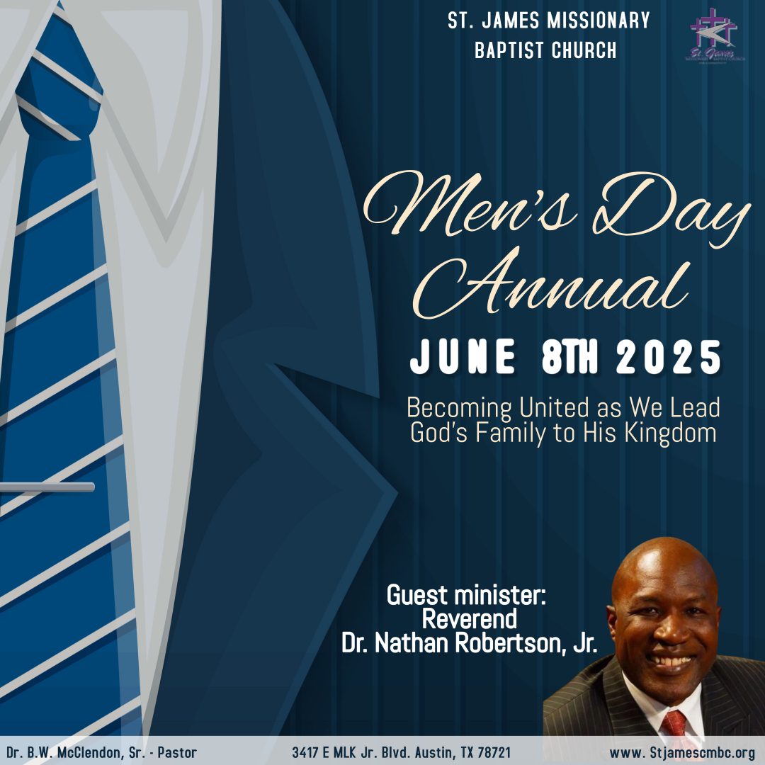 Men’s Month – St. James Missionary Baptist Church